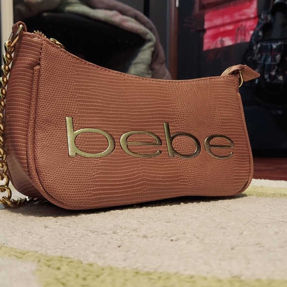 bebe | Bags | Nwt Bebe Dusty Rose Fabiola Shoulder Bag | Poshmark